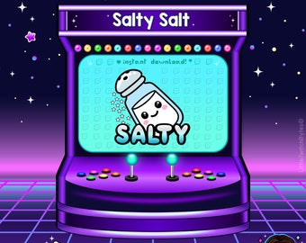 Animated Salt Emote Salty Twitch Emote Animated Emotes Salt - Etsy
