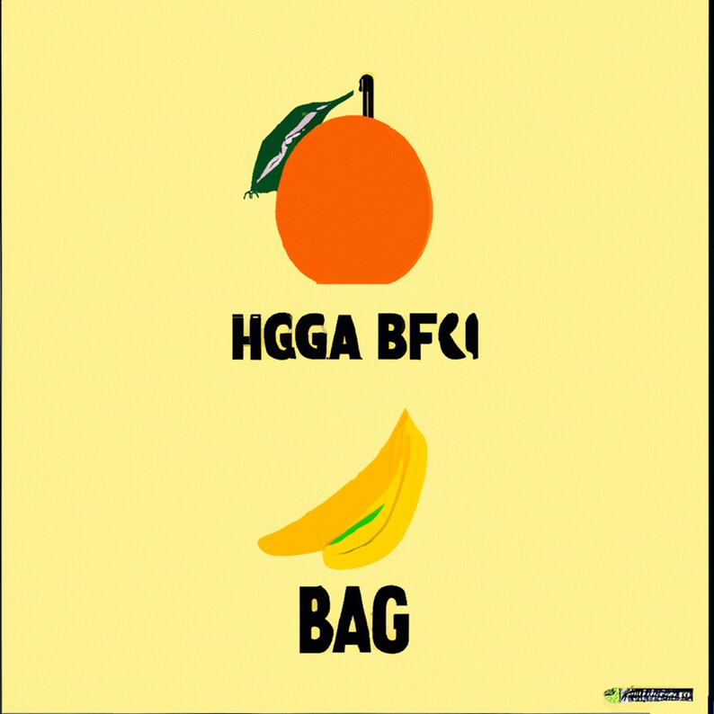 Mango and Friend Ai-generated Wall Art Print Set of 9 Square Designs ...