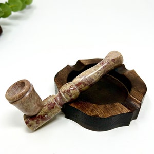 Handmade Soapstone Tobacco Pipe, 5-inch, With Optional Stand - Etsy