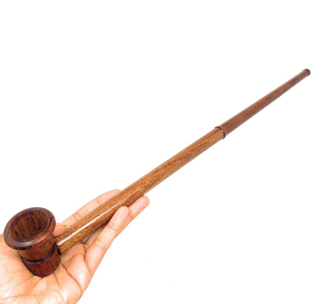 Extra Long 17" Inches Long Handcrafted Churchwarden Pear Wood Hobbit ...