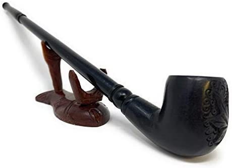 Handcrafted Maple Leaf Churchwarden Pipe: 11" Pearwood Long Stem - Etsy
