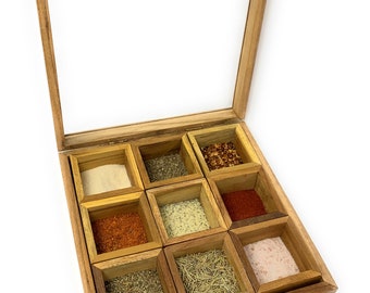Square Masala Box - Etsy