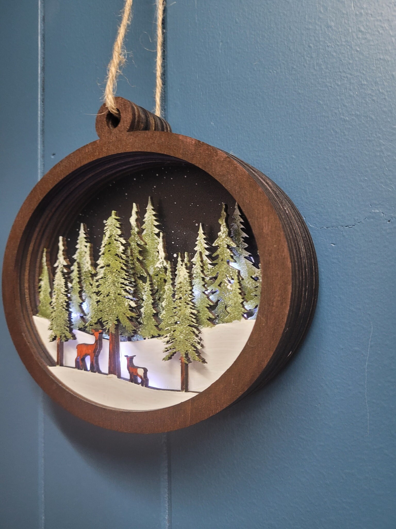 Tree Layered Hanging Ornament - Etsy