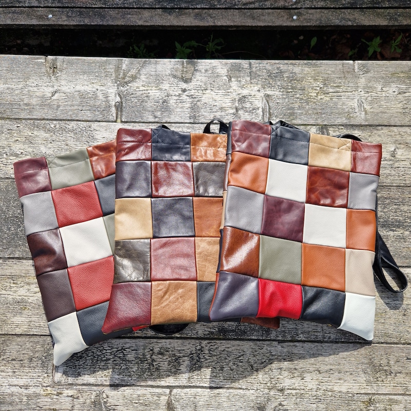 Leather Patchwork - Etsy