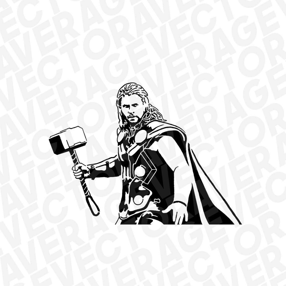 Thor svg Chris Hemsworth svg Marvel Thor cutfile Avengers | Etsy