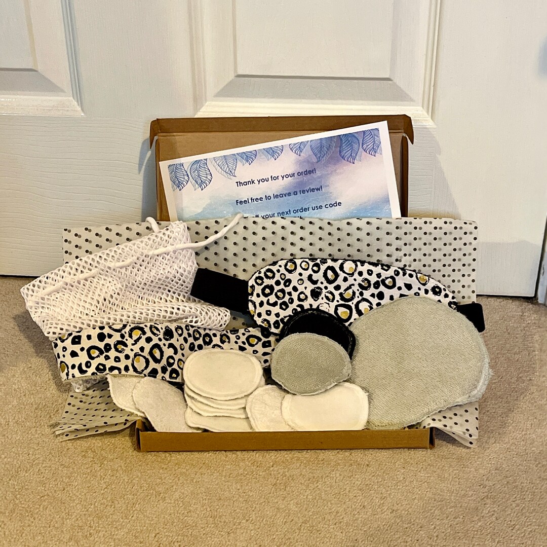 Pamper Package Reusable Face Pads Headband Face Mask ECO - Etsy