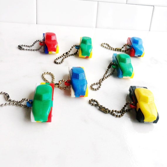 Vintage Nu-Car/Winner Stock Car Puzzle Keychain | Pla… - Gem