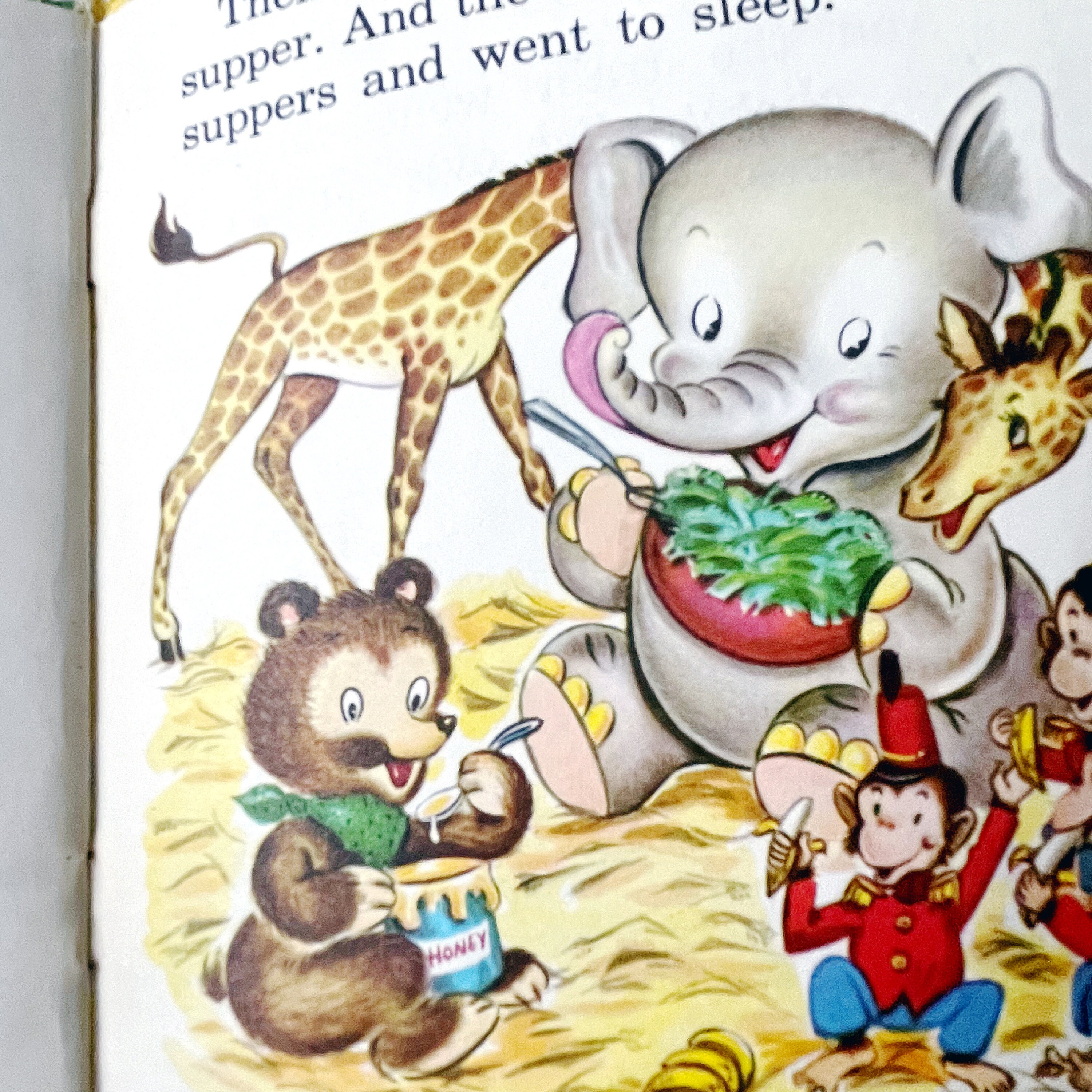 Vintage Animal Train tell-a-tale Books 1952 2556 Whitman Publishing Co ...