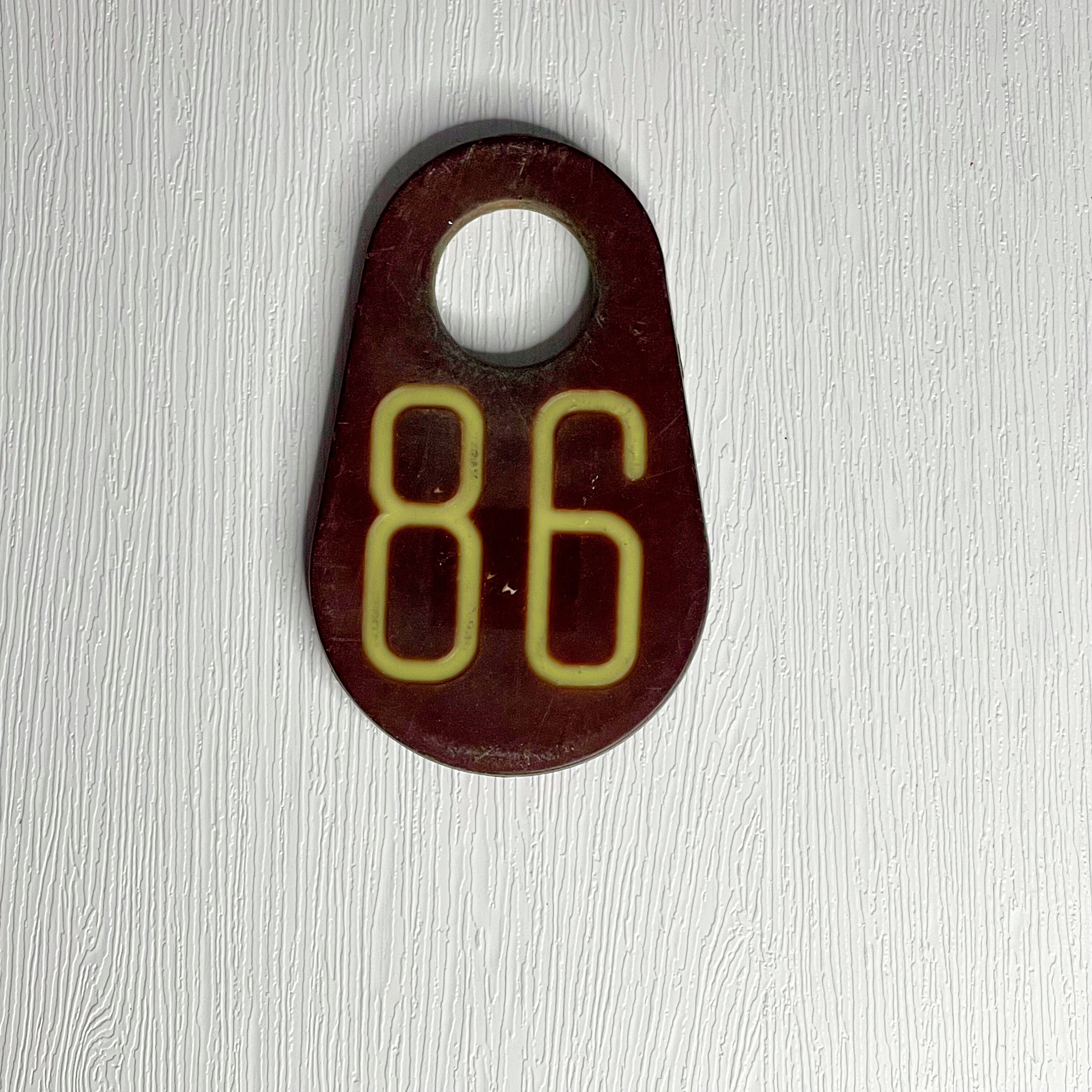 Vintage Plastic Cow Tags | 1960s-1970s - Etsy