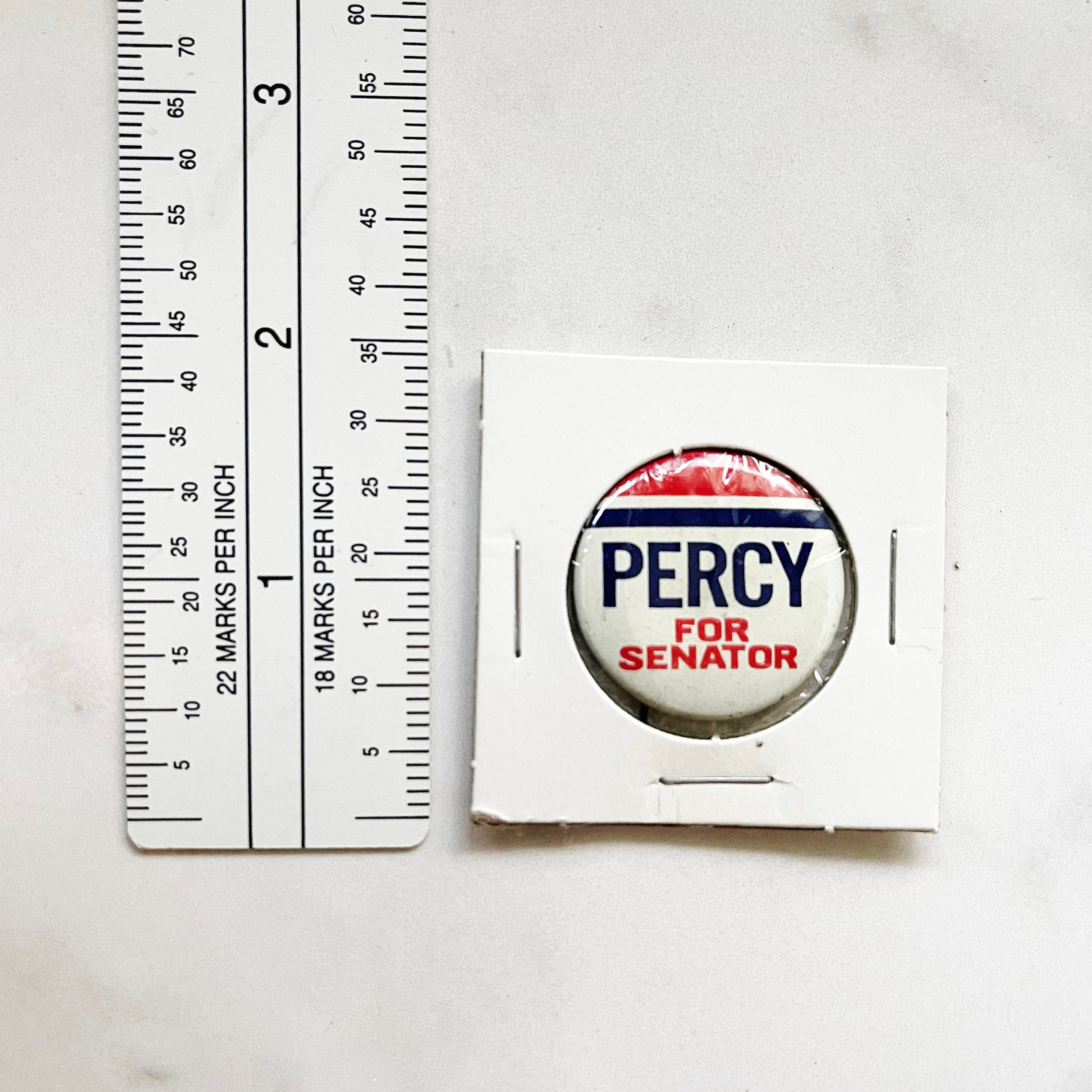 Vintage Charles Percy Political Campaign Button Illinois Senator 1960 ...