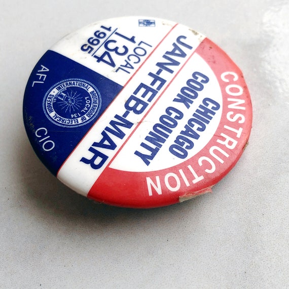 Vintage Chicago Cook County Construction Pins | 1986 … - Gem