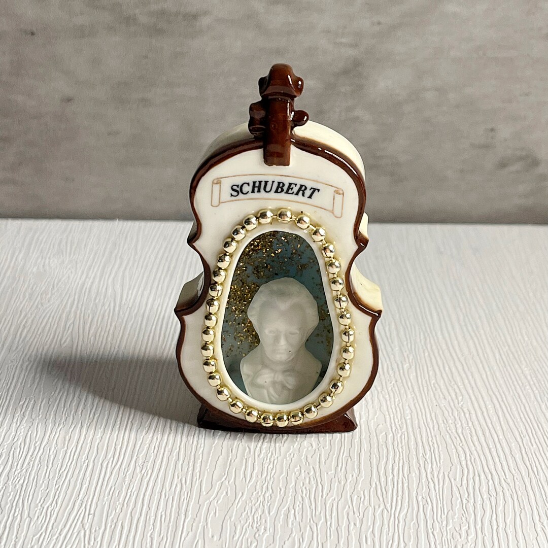 Vintage Porcelain Schubert Violin Cake Topper | Made in Japan - Etsy