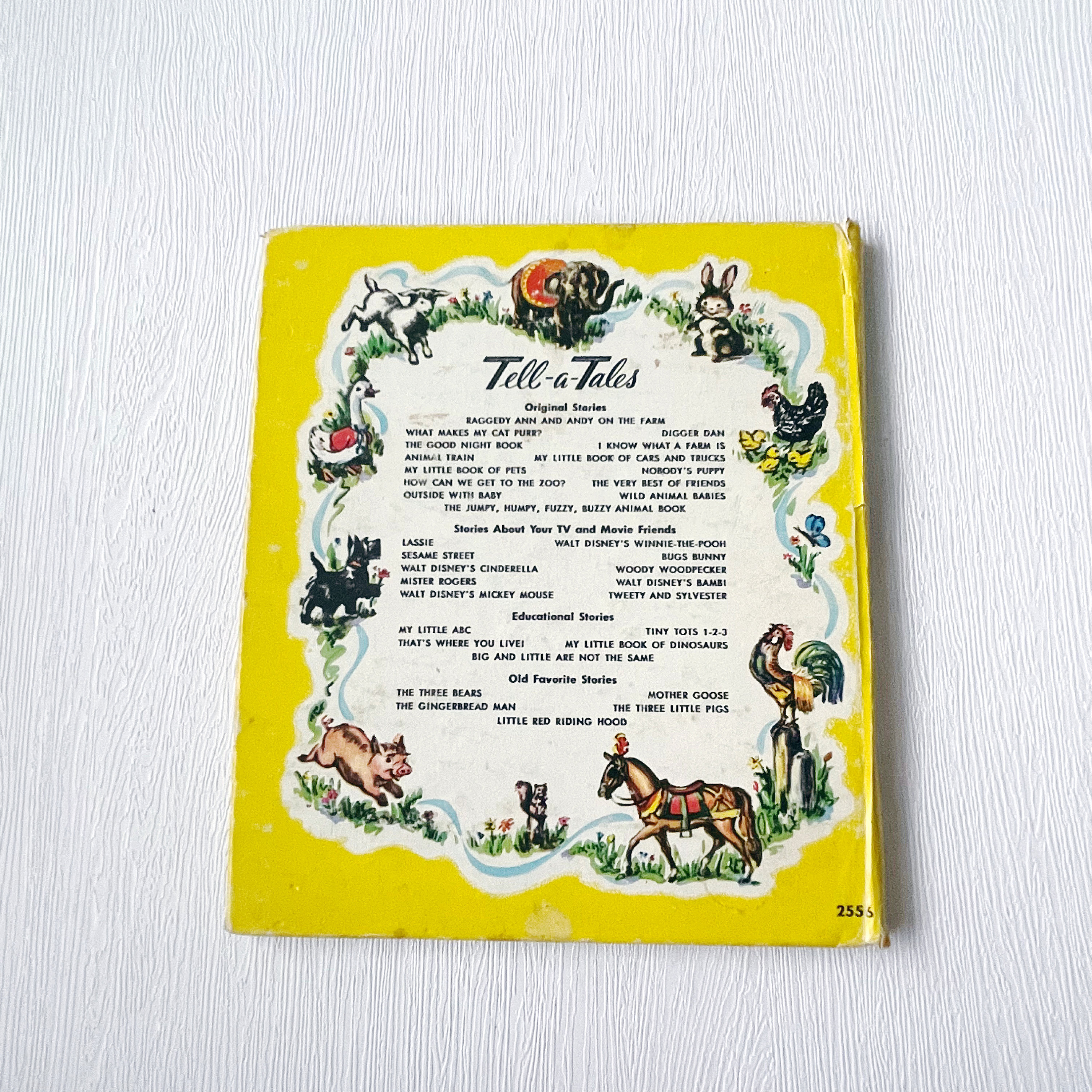 Vintage Animal Train tell-a-tale Books 1952 2556 Whitman Publishing Co ...