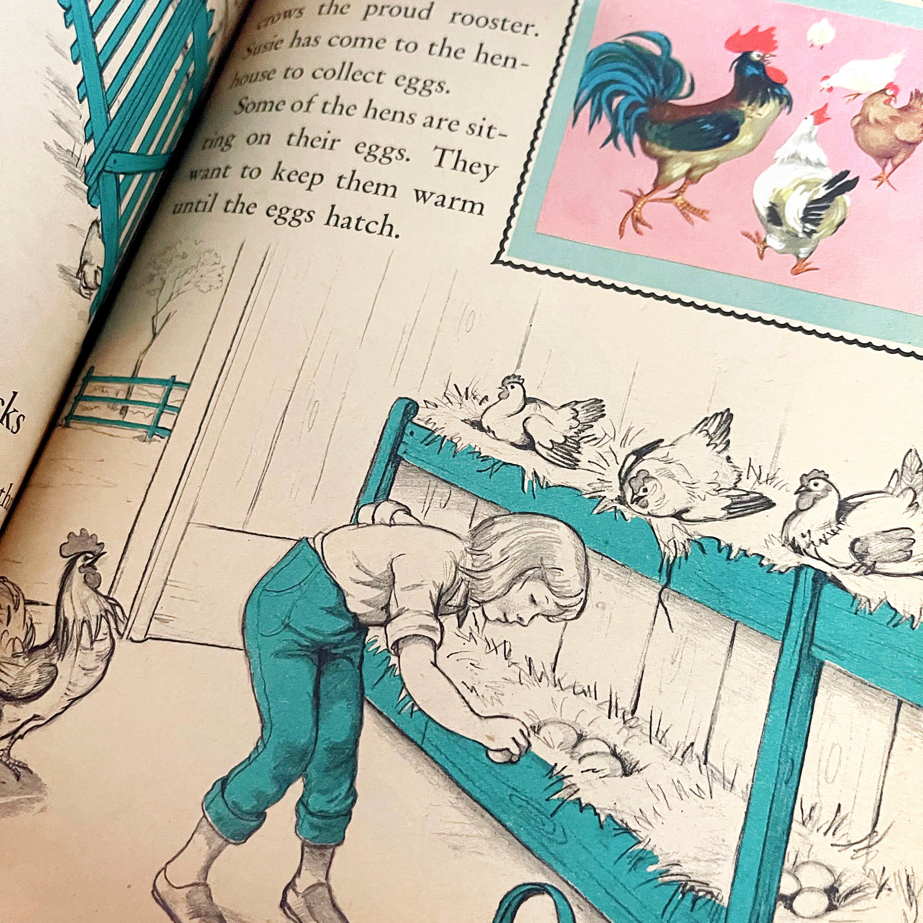 Vintage A Little Golden Activity Book | Farm Stamps | #A19 | 1957 ...