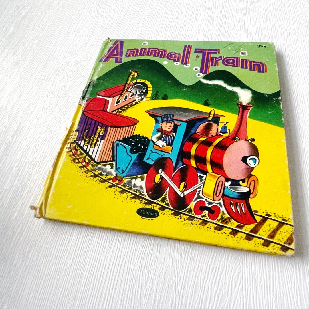 Vintage Animal Train |tell-a-tale Books | 1952 | #2556 | Whitman ...