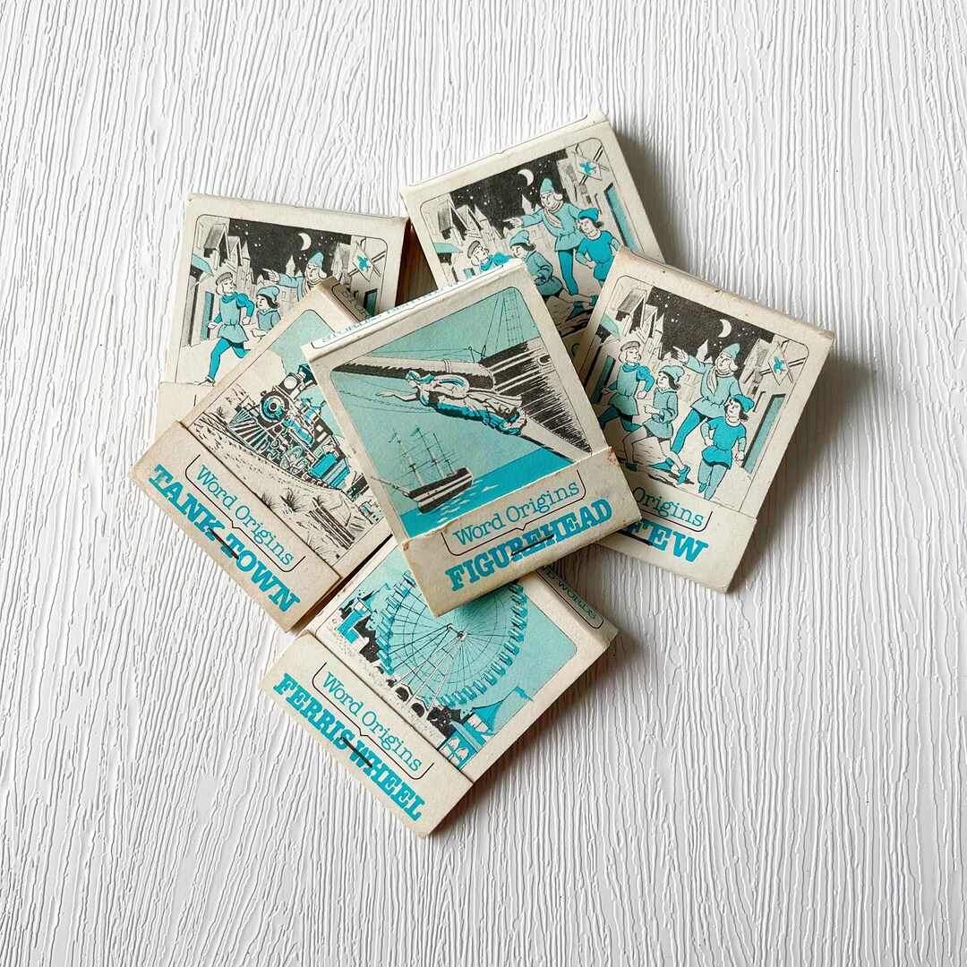 Lot of 6 Word Origins Matchbooks Diamond Match Company Collectible - Etsy