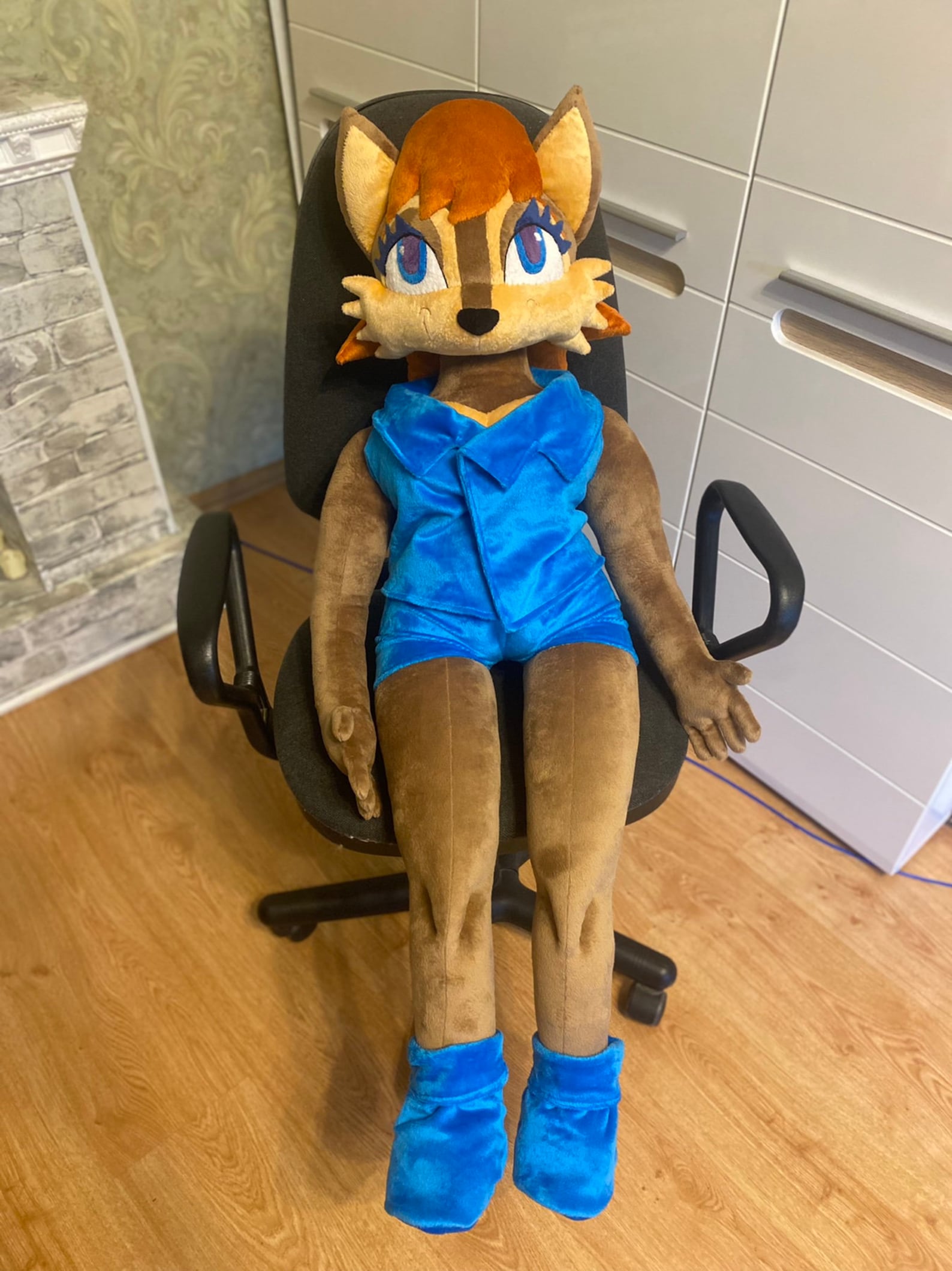 Princess Sally Acorn Plush 18 - Etsy UK