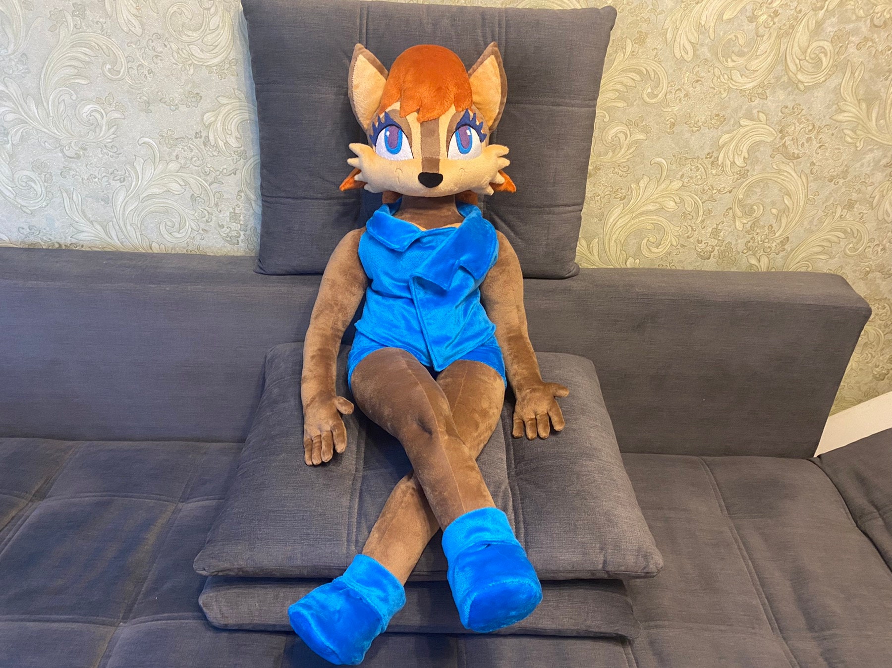 Princess Sally Acorn Plush 18 Etsy Hong Kong