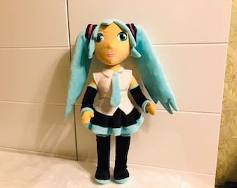Hatsune Miku Plush - Etsy
