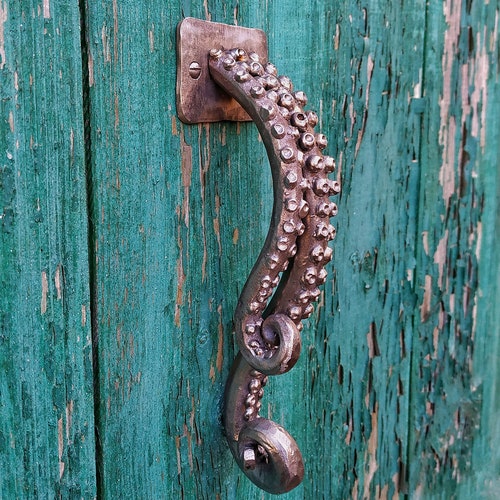 Silver Edition Steampunk Vintage Octopus Door Handle X1 - Etsy