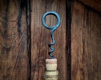 Corkscrew Keychain - Etsy