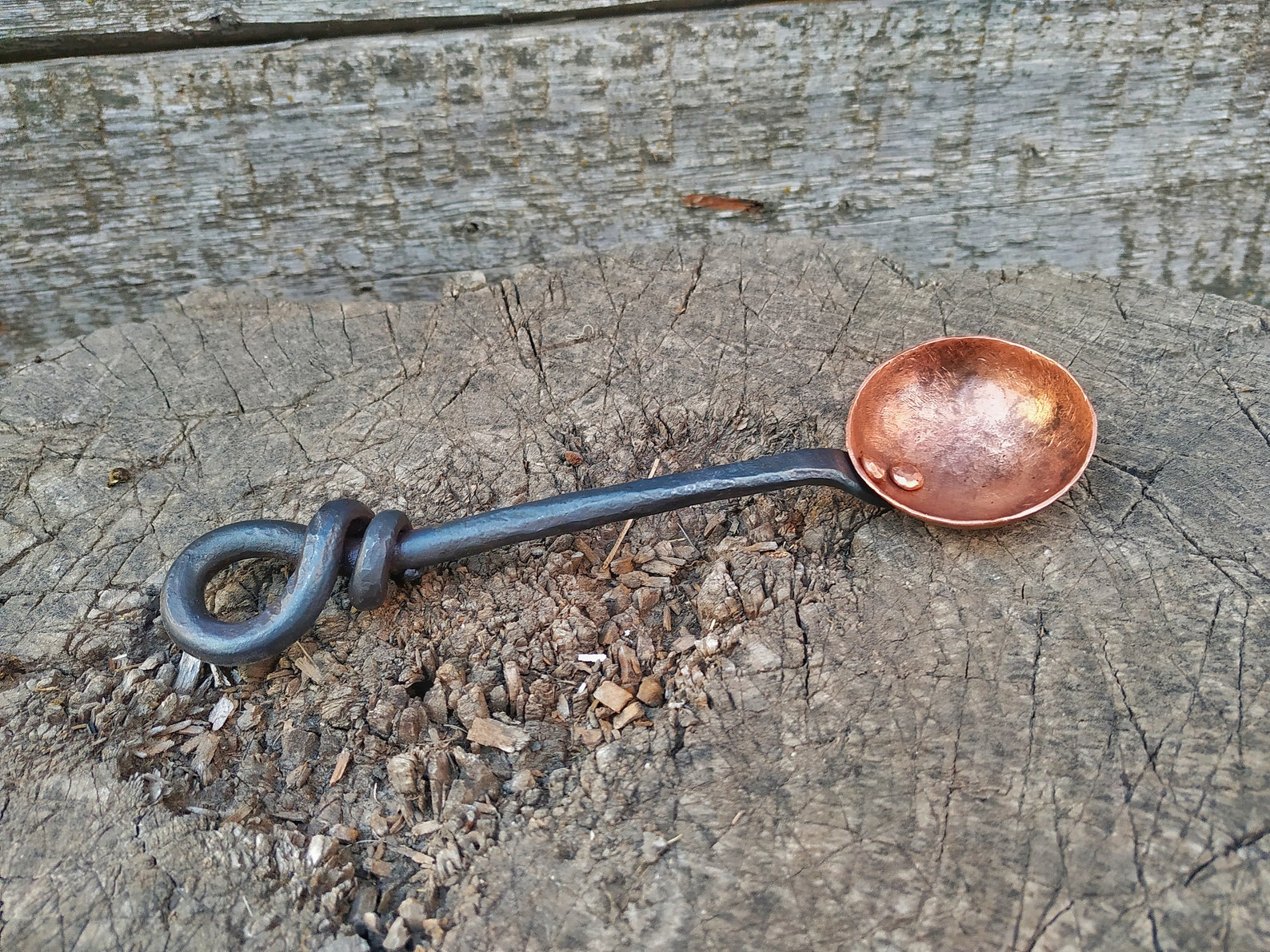 Forged Copper Coffee Tea Spice Scoop - Etsy