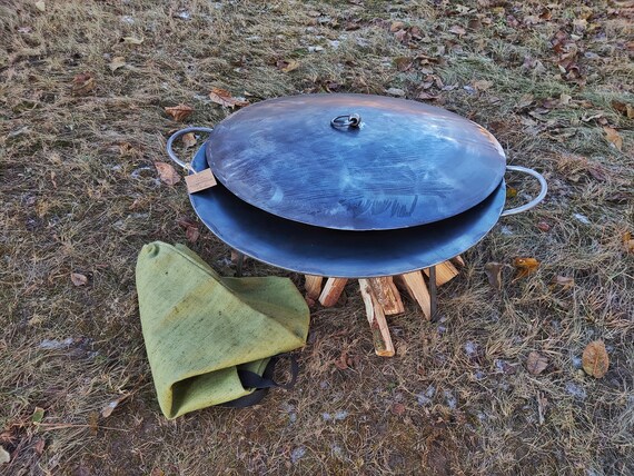 Cooking Disk. Cowboy Wok. Plow Disc. Camp fire Skillet. Metal | Etsy