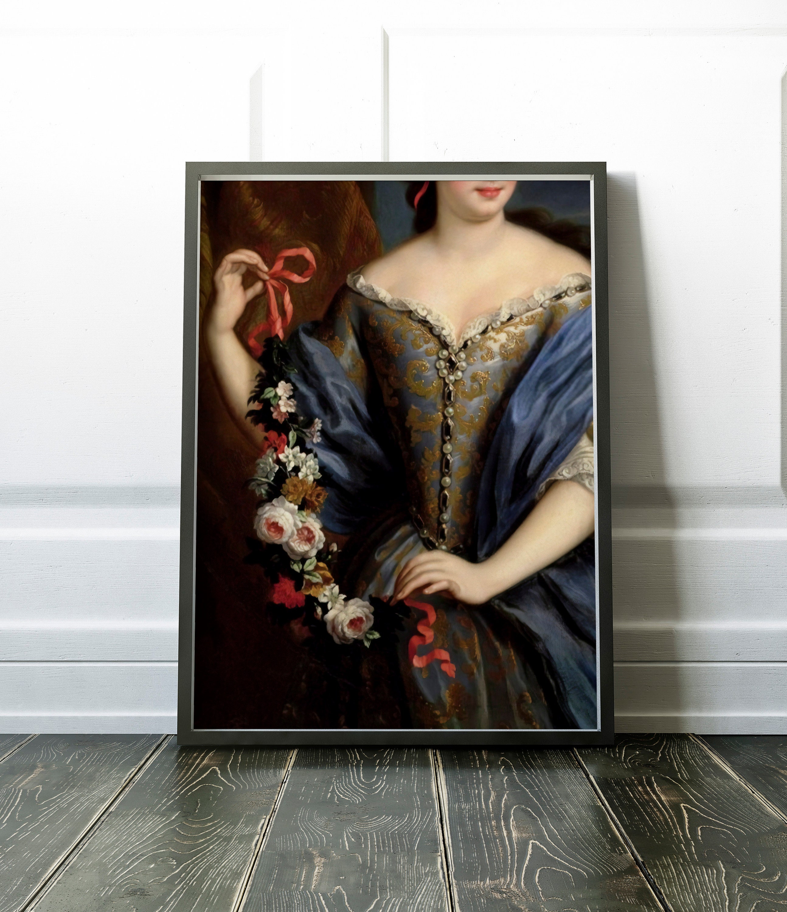 Modern Portrait of a Woman Altered Art Downloadable Art | Etsy