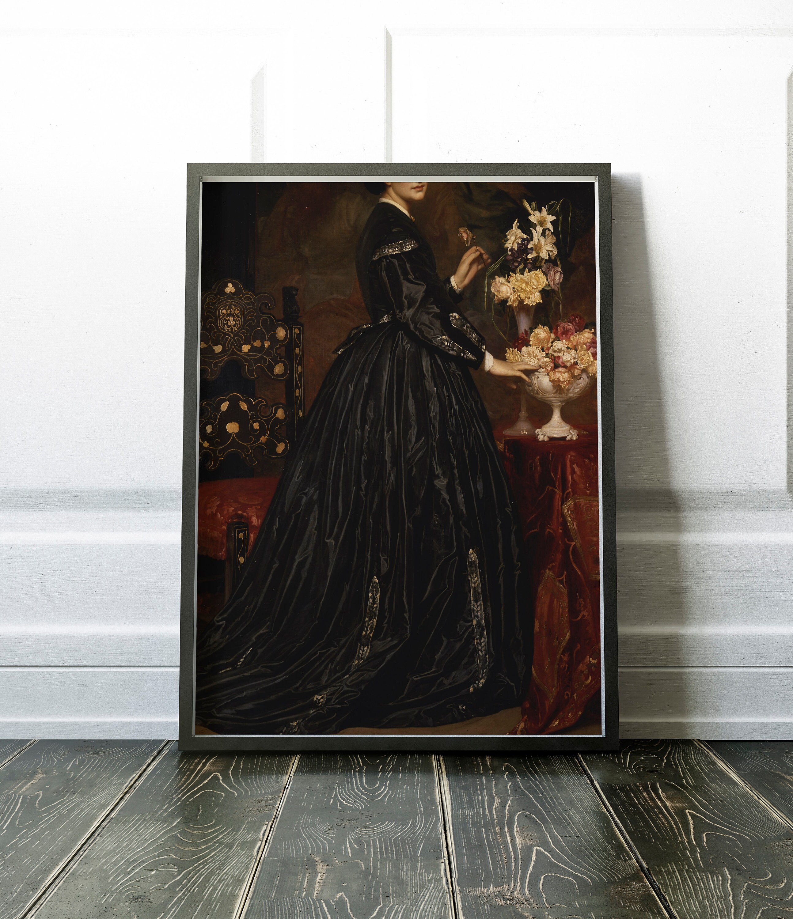 Moody Art Print Moody Painting Antique Oil Painting | Etsy