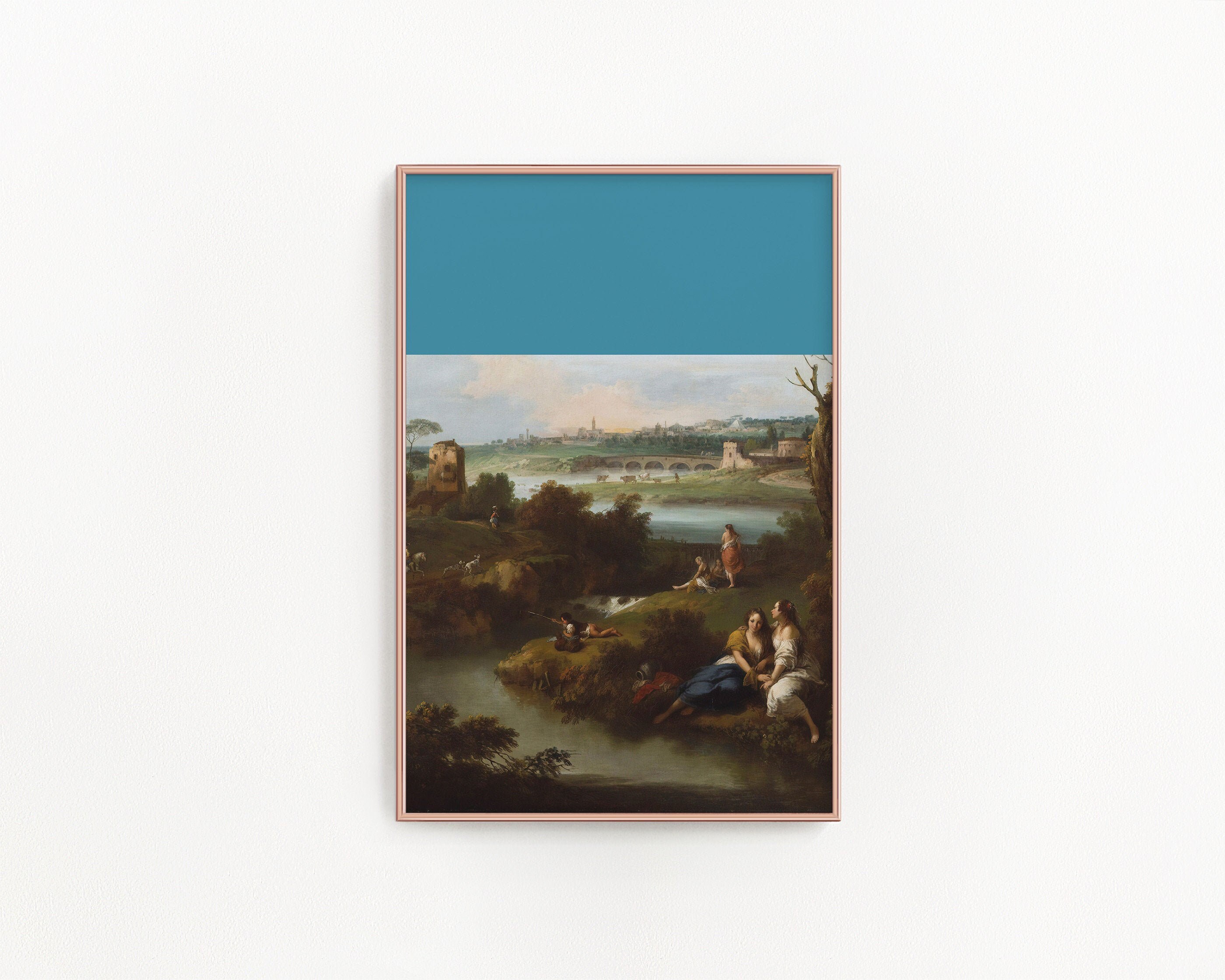 Altered Landscape Art Downloadable Prints Eclectic Wall Art | Etsy