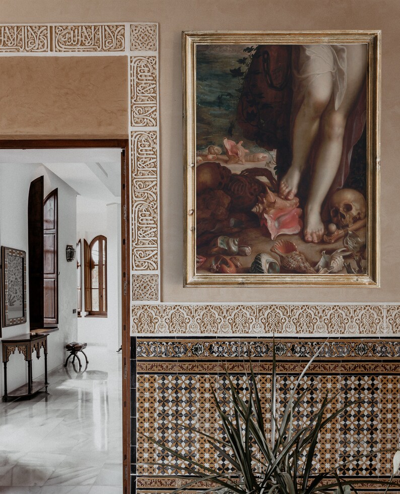 Printable Art Vintage Goth Painting Downloadable Prints Wall - Etsy