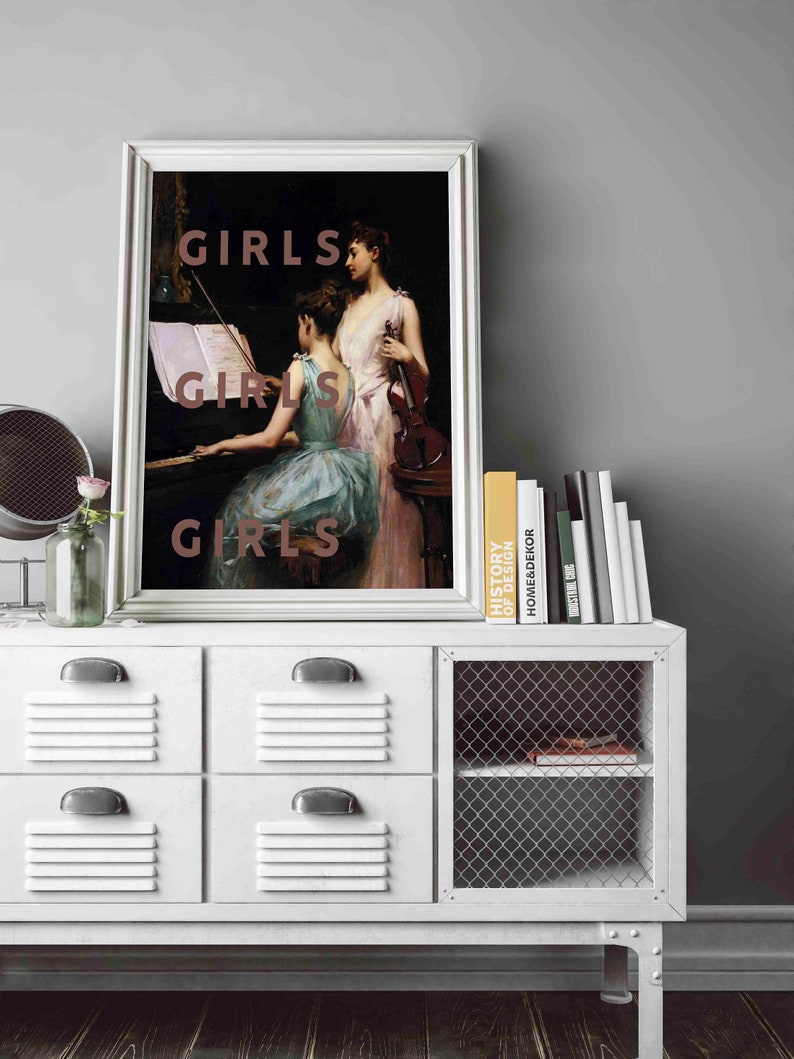 Girls Girls Girls Print Digital Download Art Printable Art - Etsy