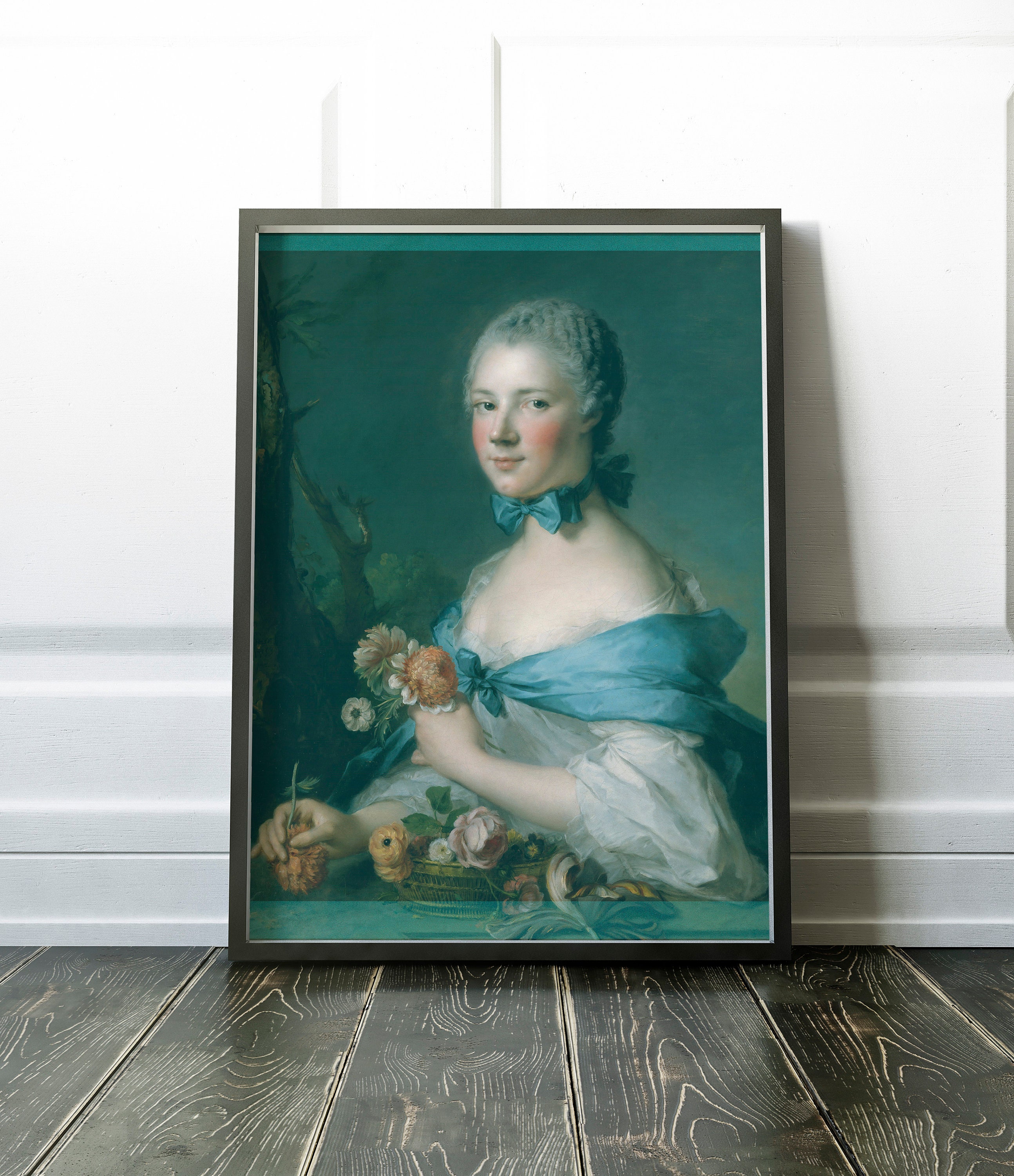 Altered Painting Modern Art Print Altered Art Modern Portrait | Etsy