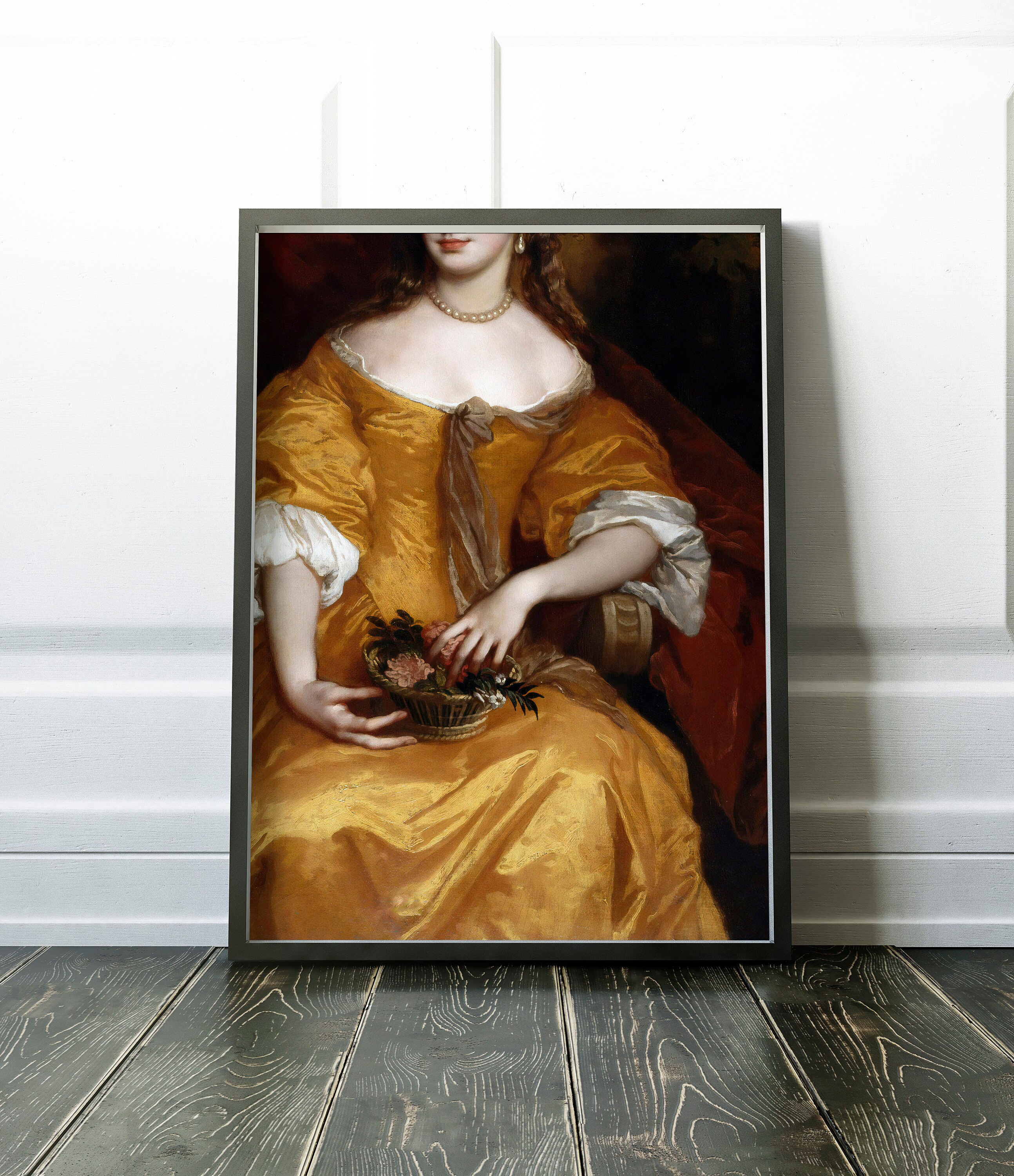 Altered Female Portrait Painting Downloadable Prints Eclectic - Etsy UK