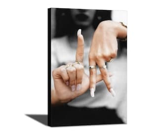 La Fingers Wall Art - Etsy