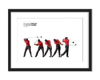 Tiger Woods Wall Art - Etsy