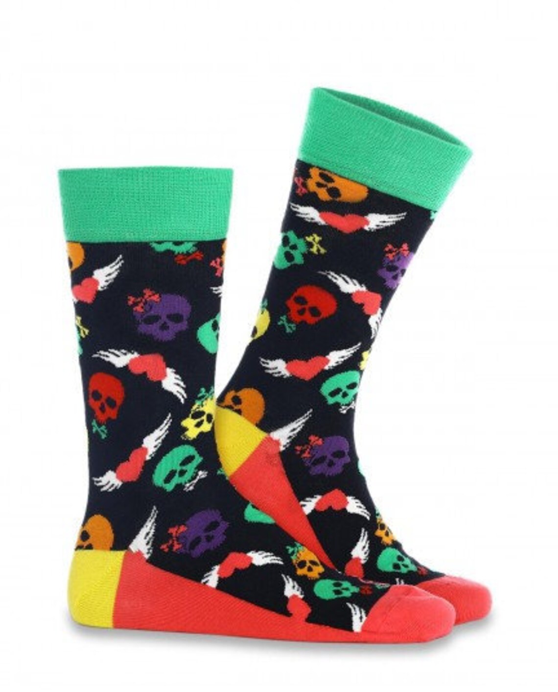 Skull Mens Cotton Socks novelty Socks Funky Socks Cool | Etsy UK