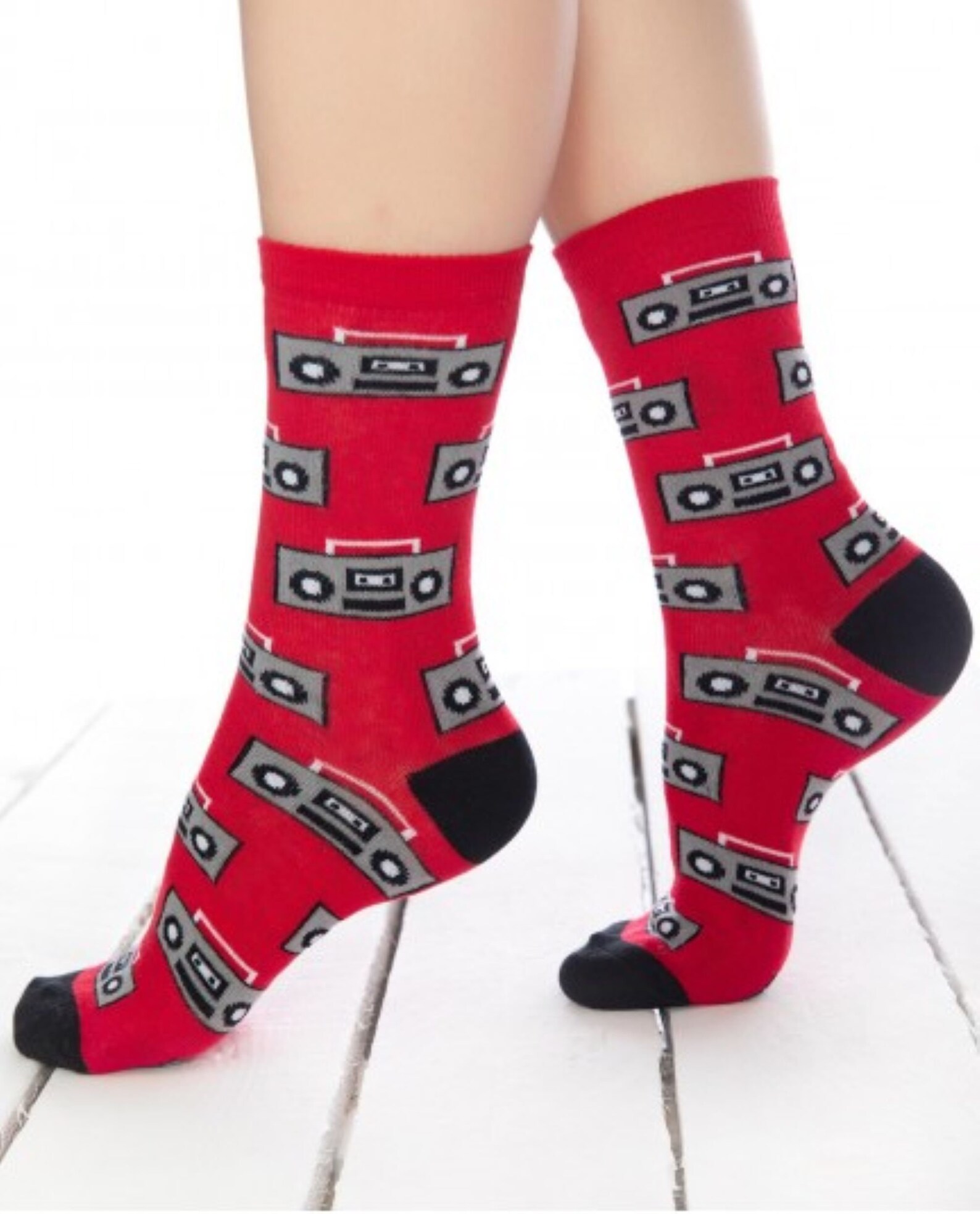 Retro Radio Unisex Combed Cotton Socks Size UK 4-7 Gift for - Etsy UK