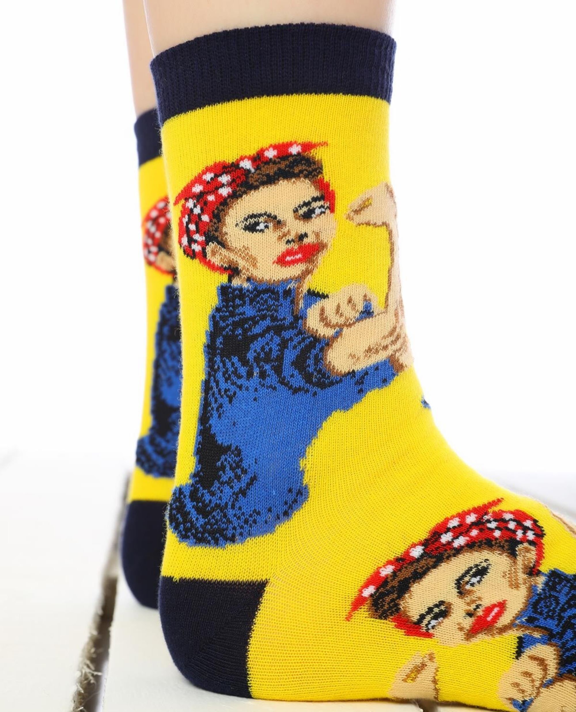 Rosie the Riveter Girl Power Socks We Can Do It Size UK - Etsy UK