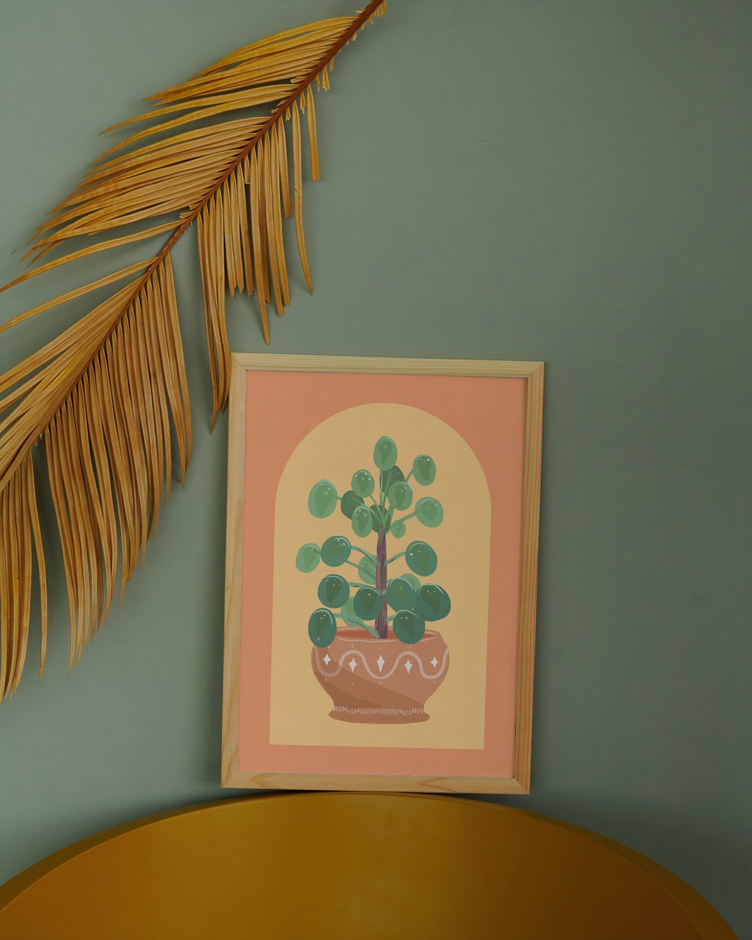 House Plant Wall Art Boho Botanical Print Plant Lover Gift Houseplant ...