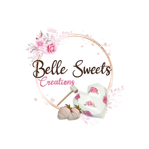 Chocolate Covered Strawberry Logo - Etsy