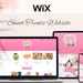 Sweet Treats Wix Website Template for Bakery or Sweet Treats Businesses ...