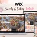 Sweet Treats Wix Website Template for Bakery or Sweet Treats Businesses ...