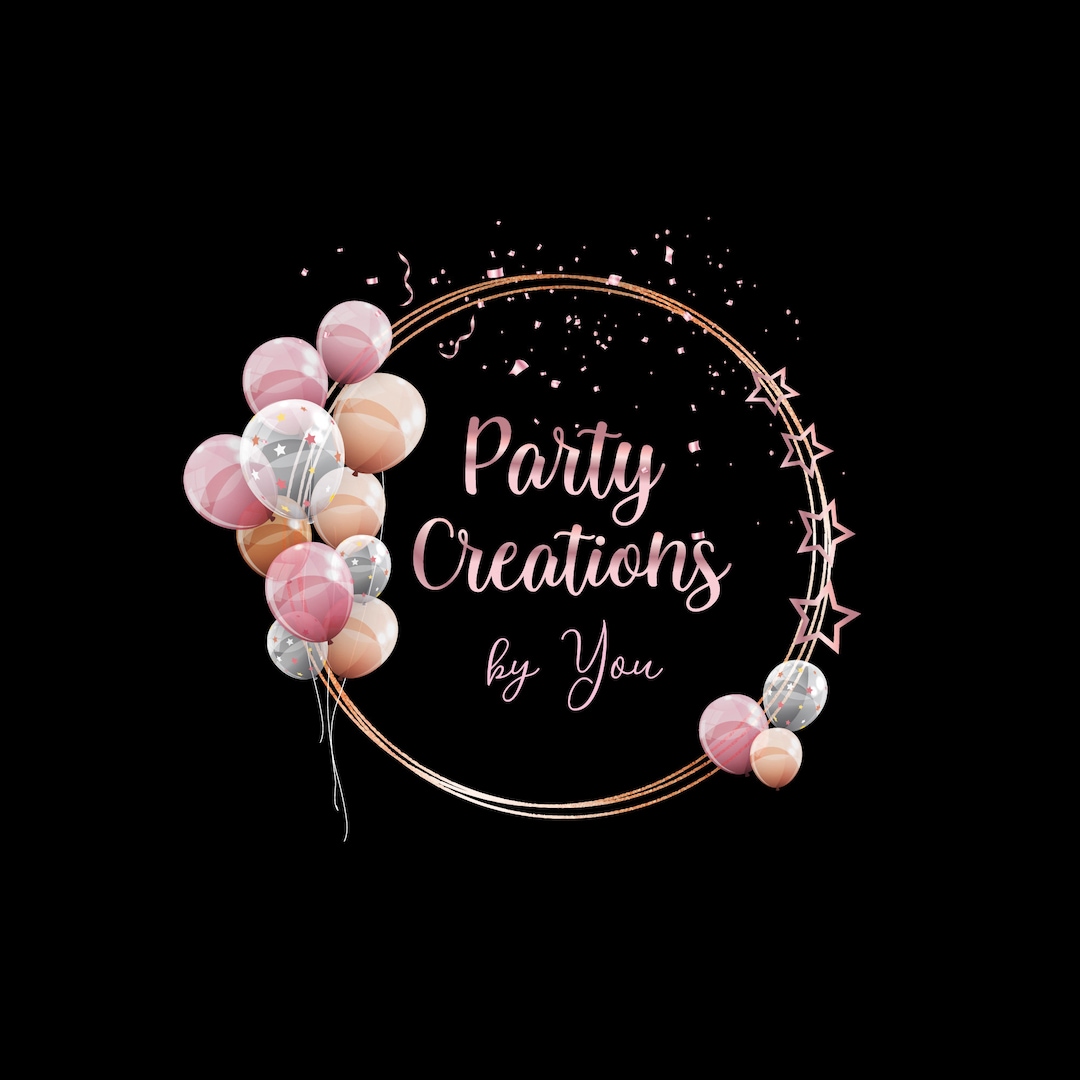 Party Planner Logo, Balloon Logo Design, Custom Logo Design, Events and ...