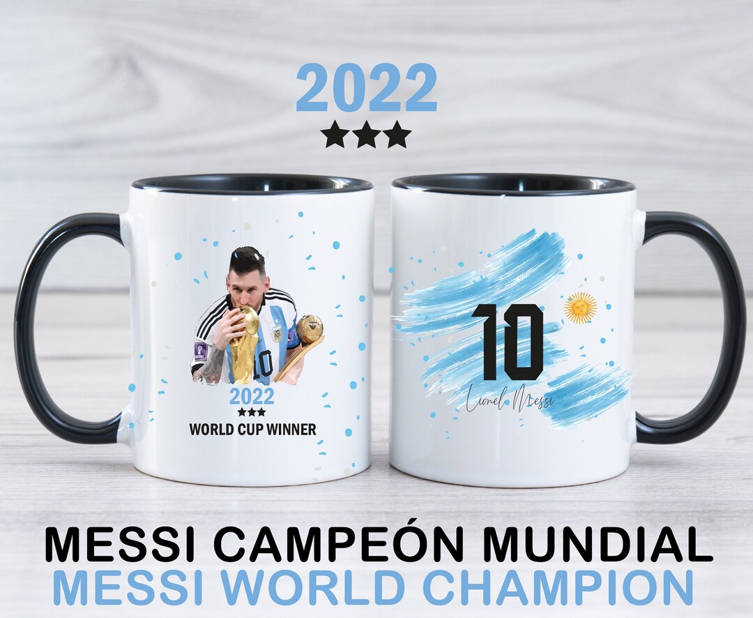 Messi Mug Messi Christmas Gift Messi Worldcup Winner Messi With the ...