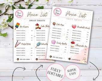 Sweets Bakery Branding Kit Includes Business Card Thank You - Etsy