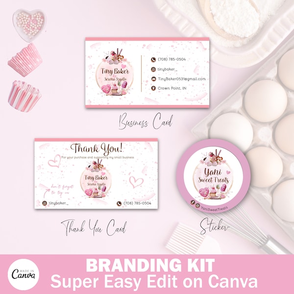 Thank You Bakery Stickers - Etsy