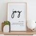 Joy Definition Wall Decor 4 Color Variations Scripture Sign - Etsy