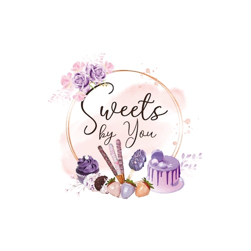 Sweet Treats Balloons Logo Design Custom Logo Chocolate Cake - Etsy