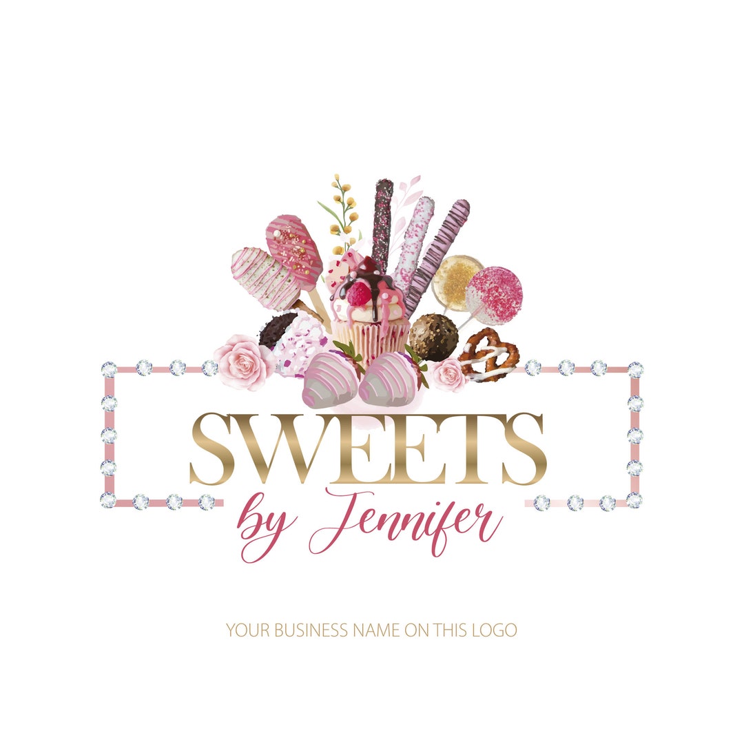 Sweets Logo Design, Sweet Treats Logo, Cakepop Logo, Cakesicle ...